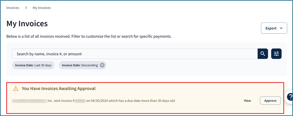 How do I see all of my invoices?
